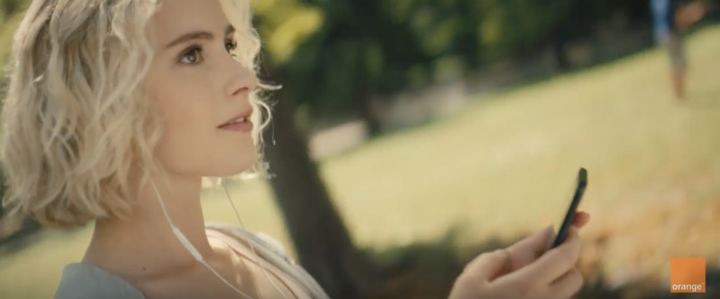 Pip Phillips in Orange Double Date Campaign - Simon & How